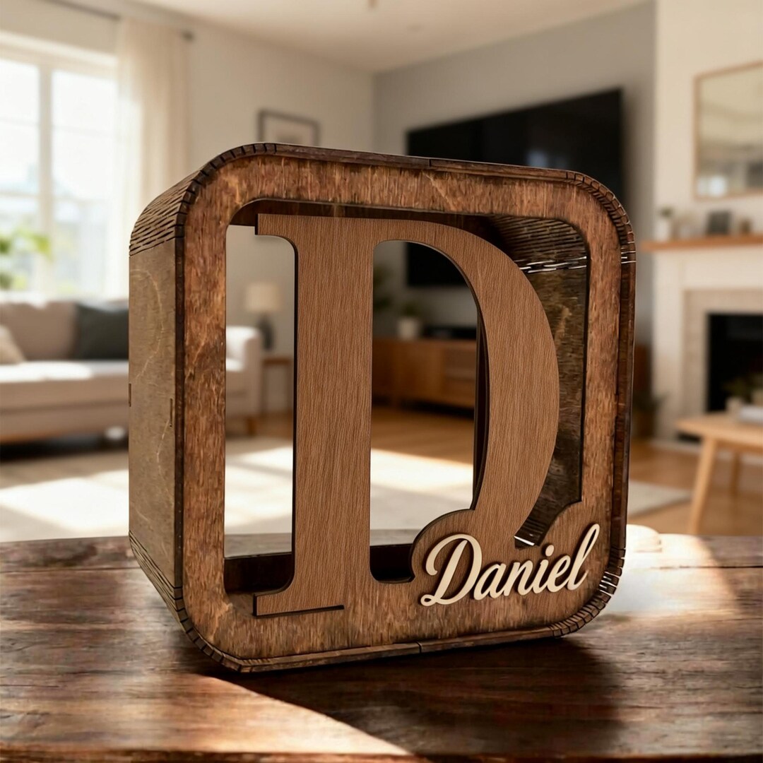 Custom Money Box for Toddler,wooden Money Box for Kids,name Cash Box - Etsy