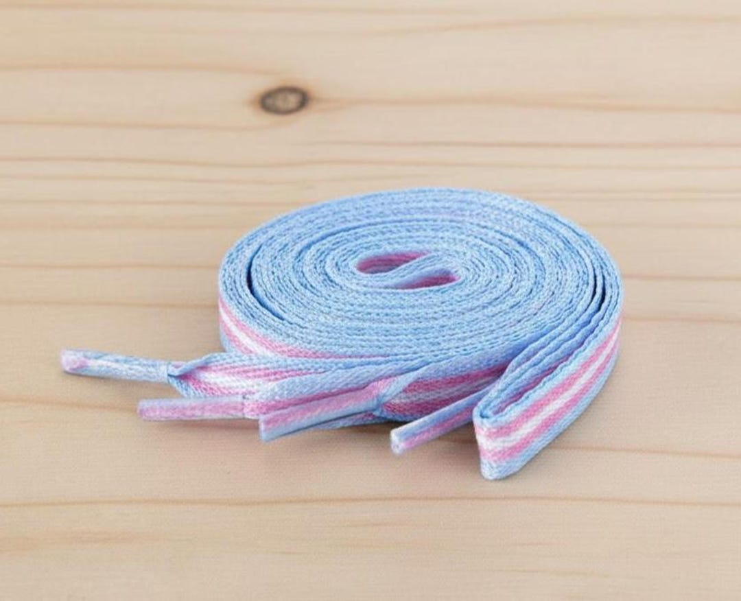 Transgender Flag Shoelaces | Pink Blue White Trans Gay Pride Shoe Laces ...