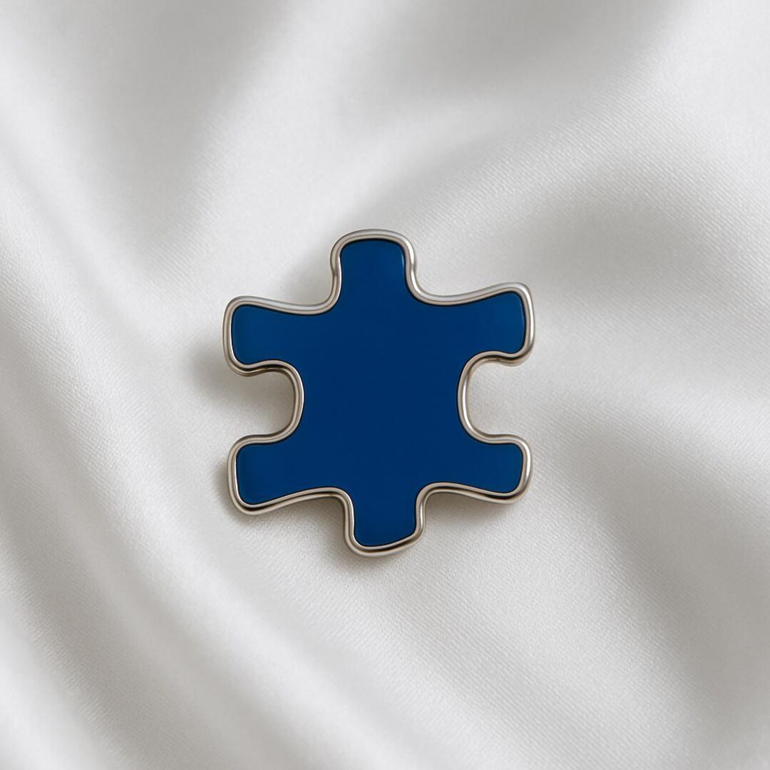 Small Blue Autism Awareness Puzzle Piece Pins – High-quality Enamel ...