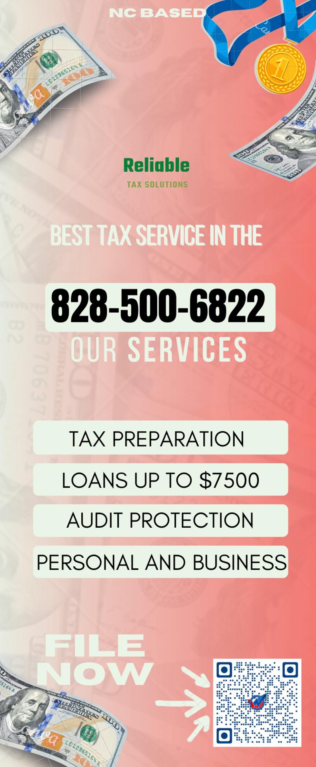 Editable Tax Service Door Hanger Template | Canva DIY Tax Marketing ...