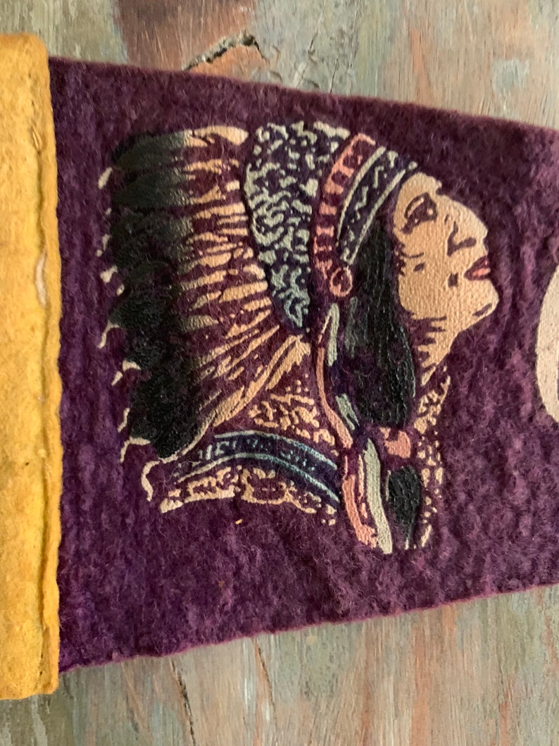 Vintage Crystal Cave PA Pennant Crystal Cave Pennsylvania Native ...