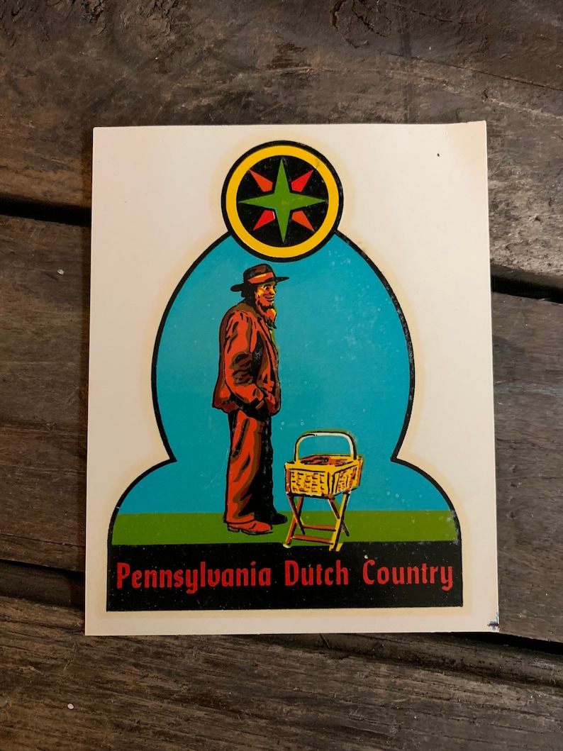 Pennsylvania Dutch Vintage Decal | PA Dutch Sticker - Etsy