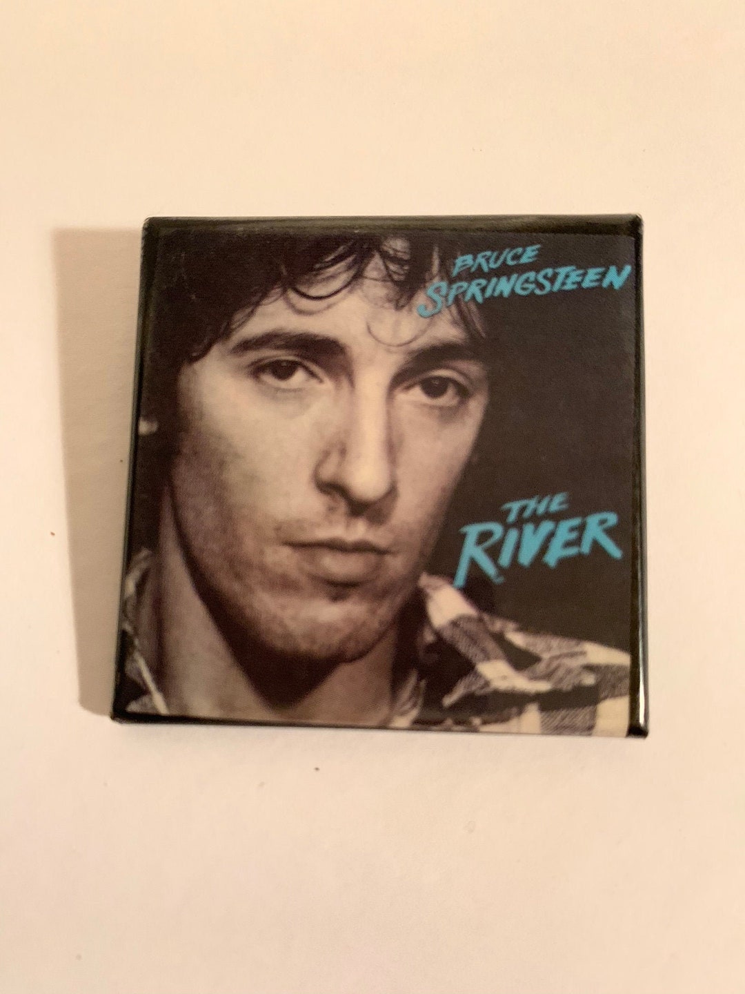 Vintage Bruce Springsteen Pin the Boss Button Pinback - Etsy New Zealand