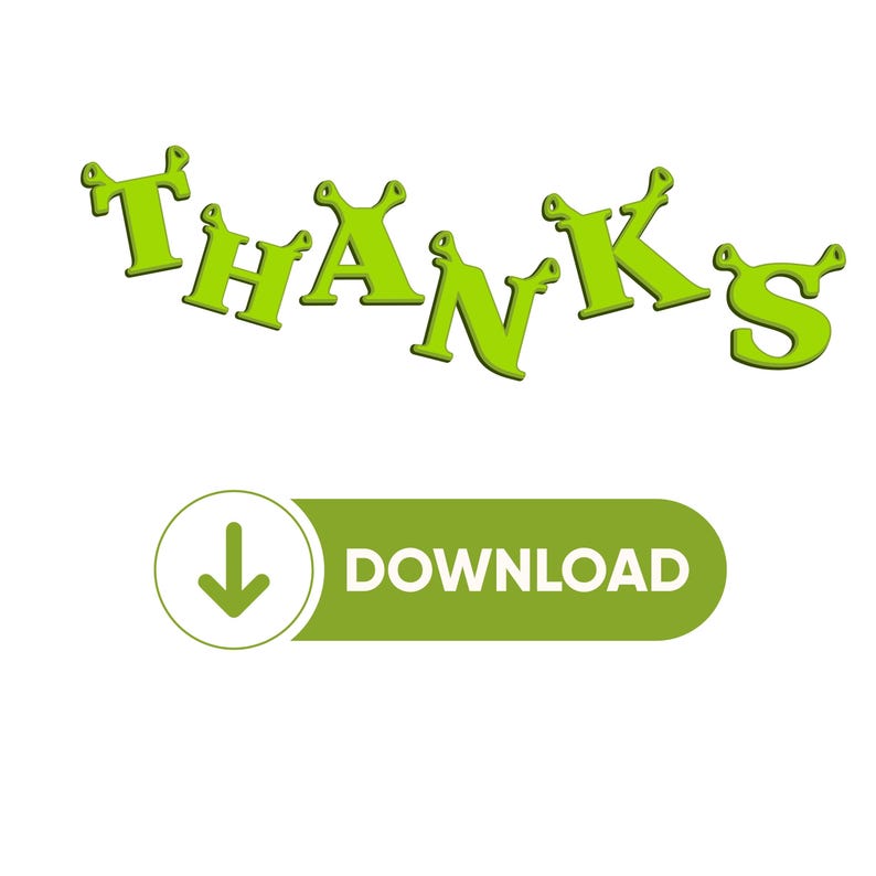 Shrek Cartoon Font, Kids Letters SVG PNG JPG (digital Download) - Etsy
