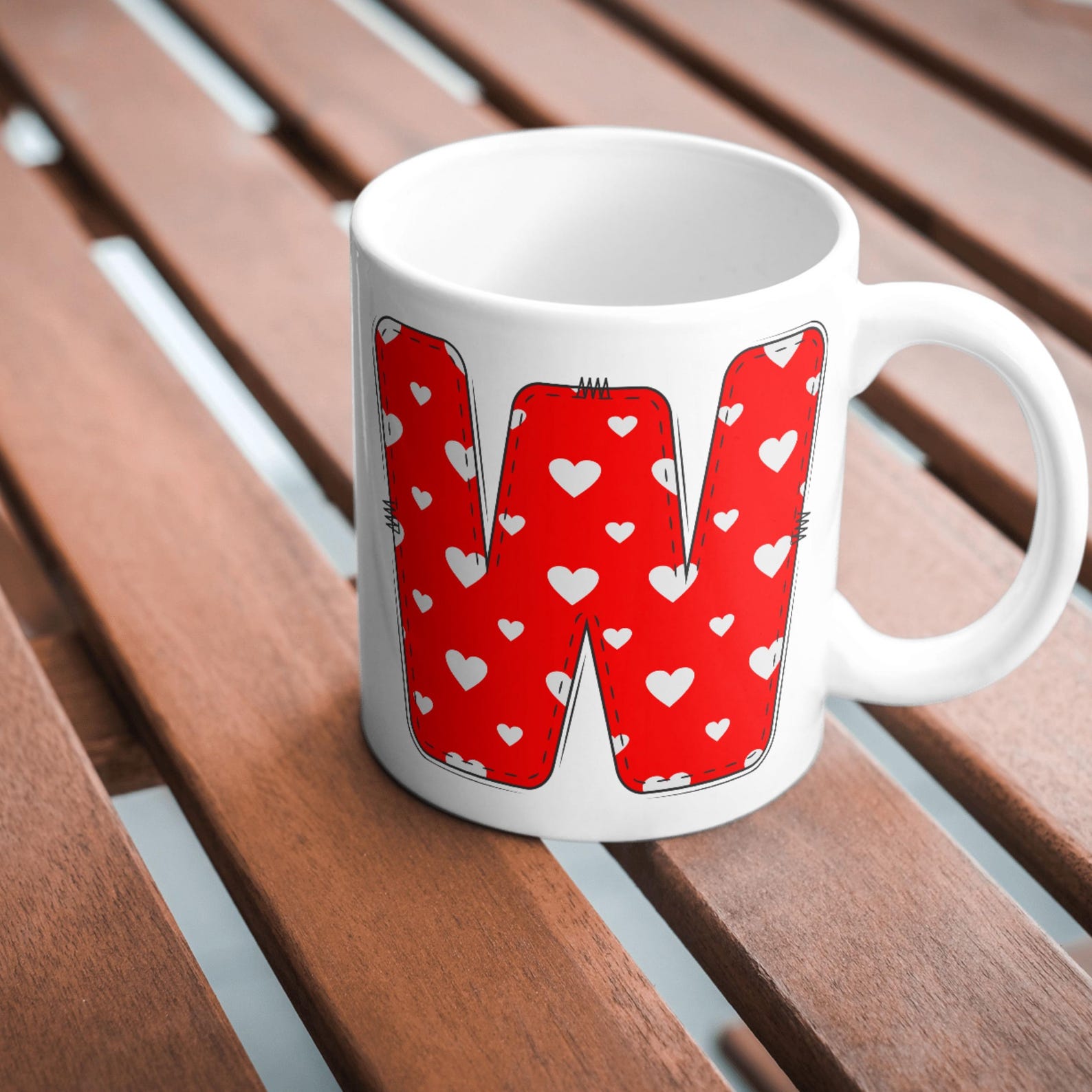 Red Valentine Alphabet A–Z | Love Letter Font | PNG SVG PDF | Digital ...