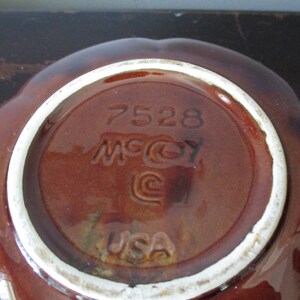 Vintage Mccoy Brown Drip Pitcher and Bowl Set #7528 - Etsy