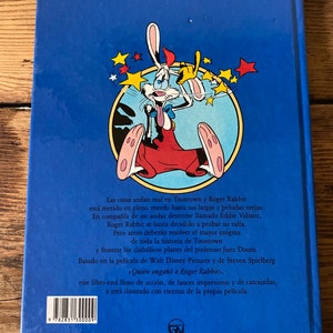 Who Framed Roger Rabbit Book 1988 Espanol - Etsy