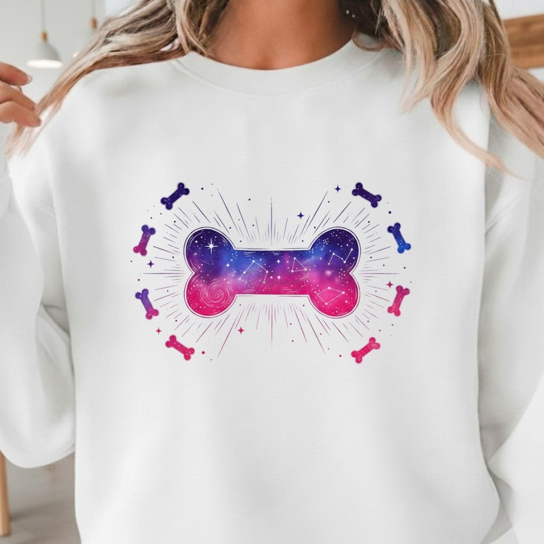 Galaxy Dog Bone PNG, Colorful Dog Bone Sublimation Design, Pet Lover ...
