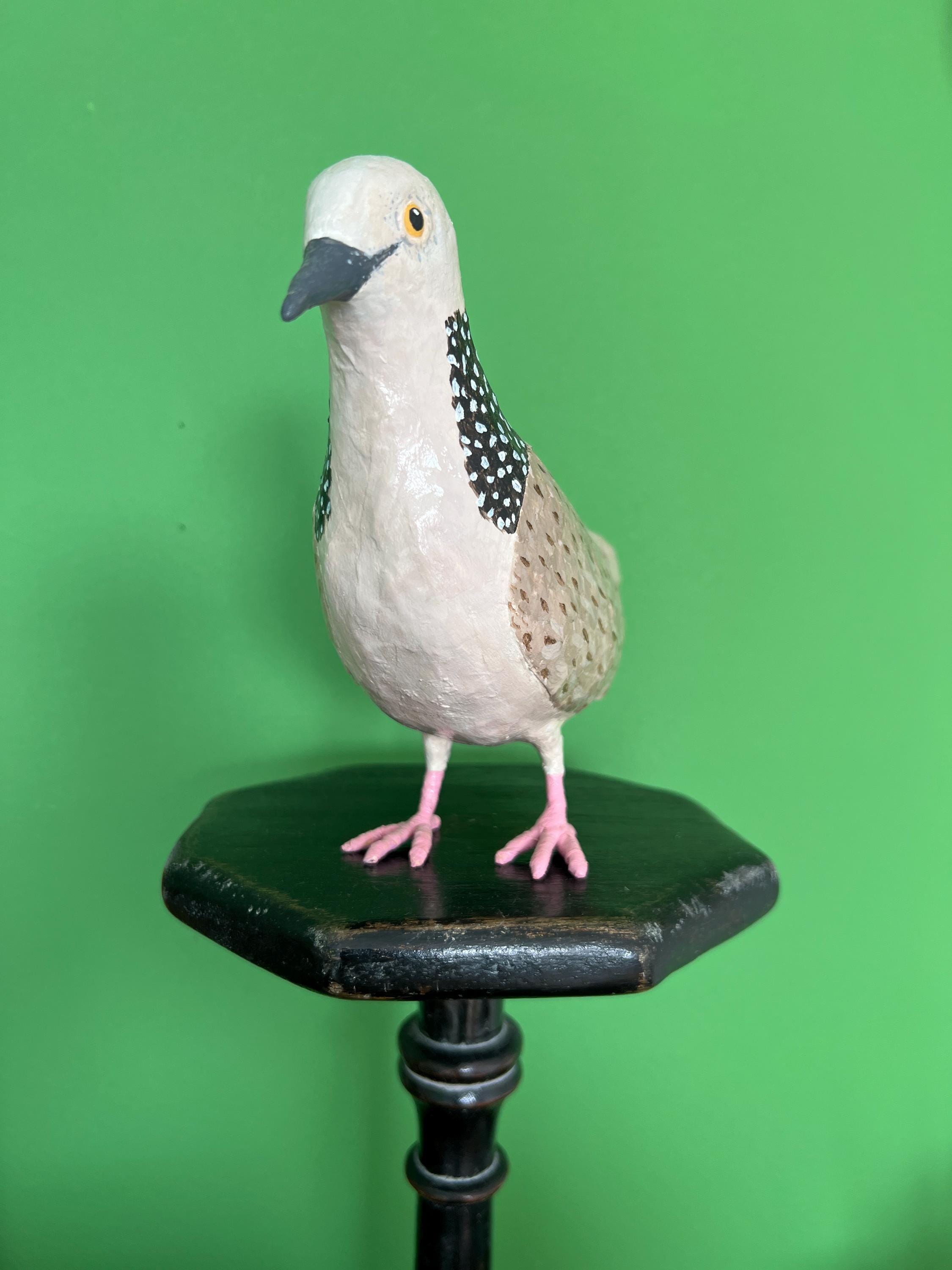 Turtle Dove Sculpture, Paper Mache Dove, Bird Sculpture, Animal Bird ...