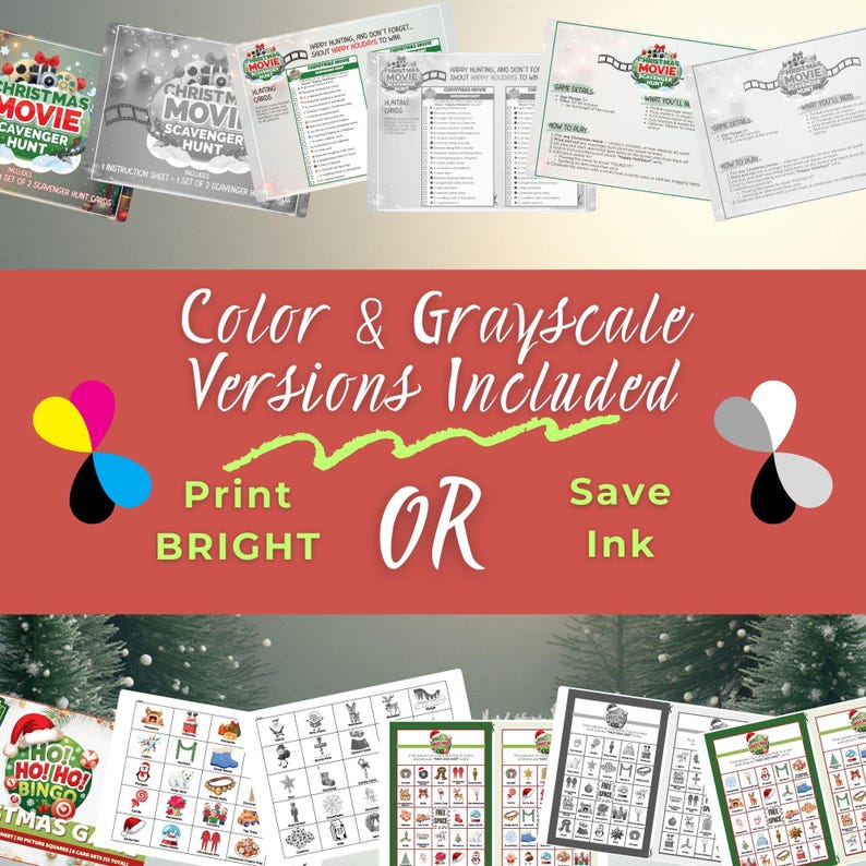 Christmas Party Games for Kids & Families | Printable Christmas Bingo ...