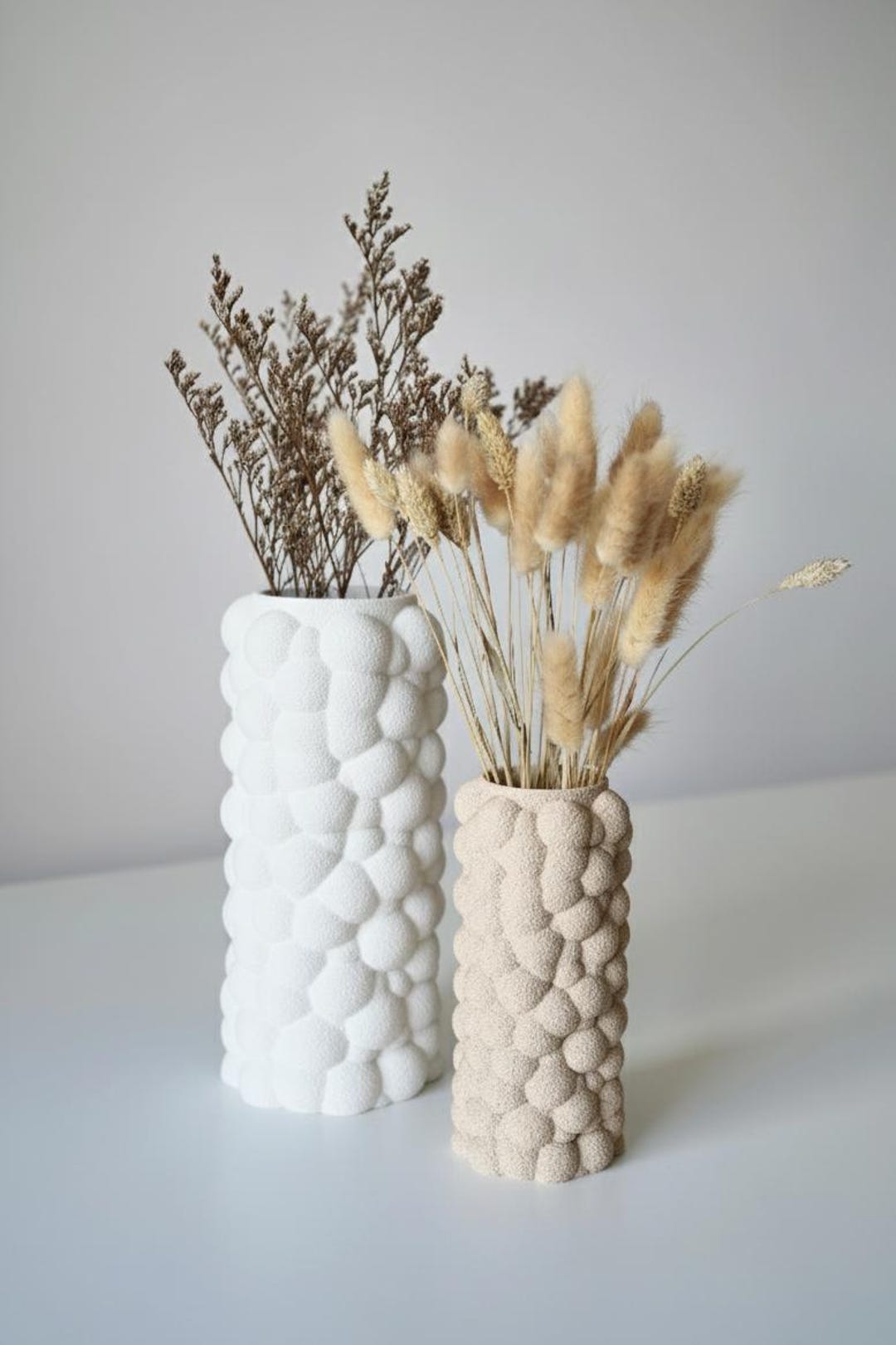 Puffra Vase – Organic Bubble Texture Sculpture - Etsy