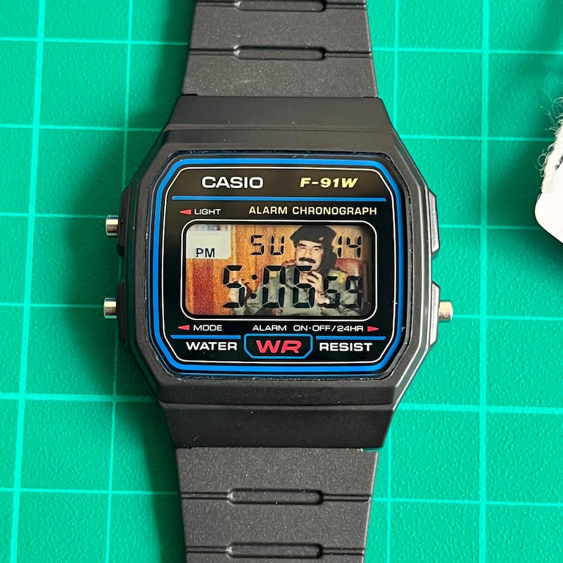Casio F91 Lcd Mod - Etsy UK