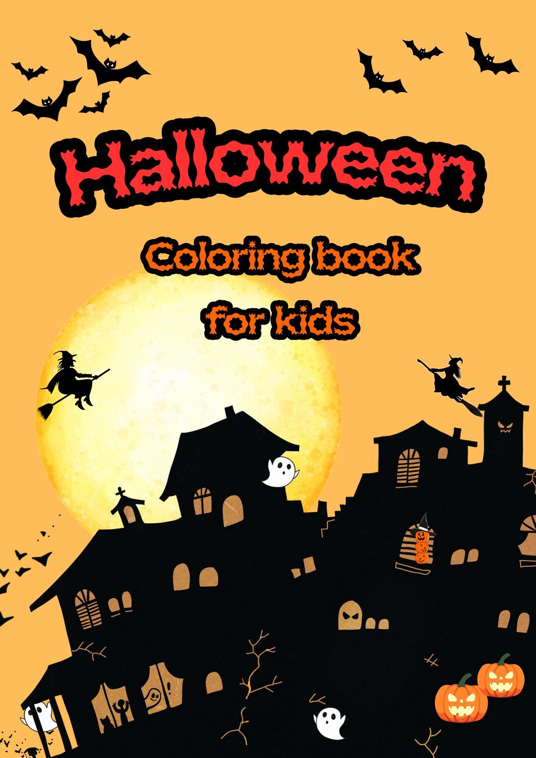Digital "the Big Book of Boo-tiful Halloween Coloring" - Etsy
