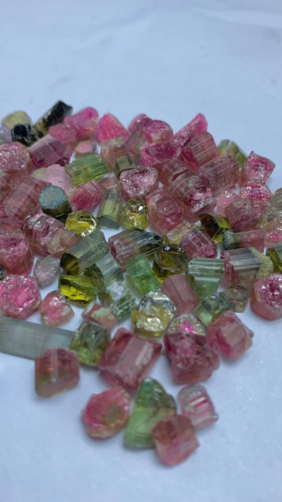 Watermelon Tourmaline Rough Lot, Natural Gemstones (33 Gram) - Etsy