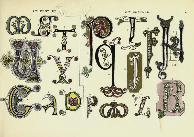 Beginners' GUIDE to Alphabet ILLUMINATION and 148 Pages Templates ...