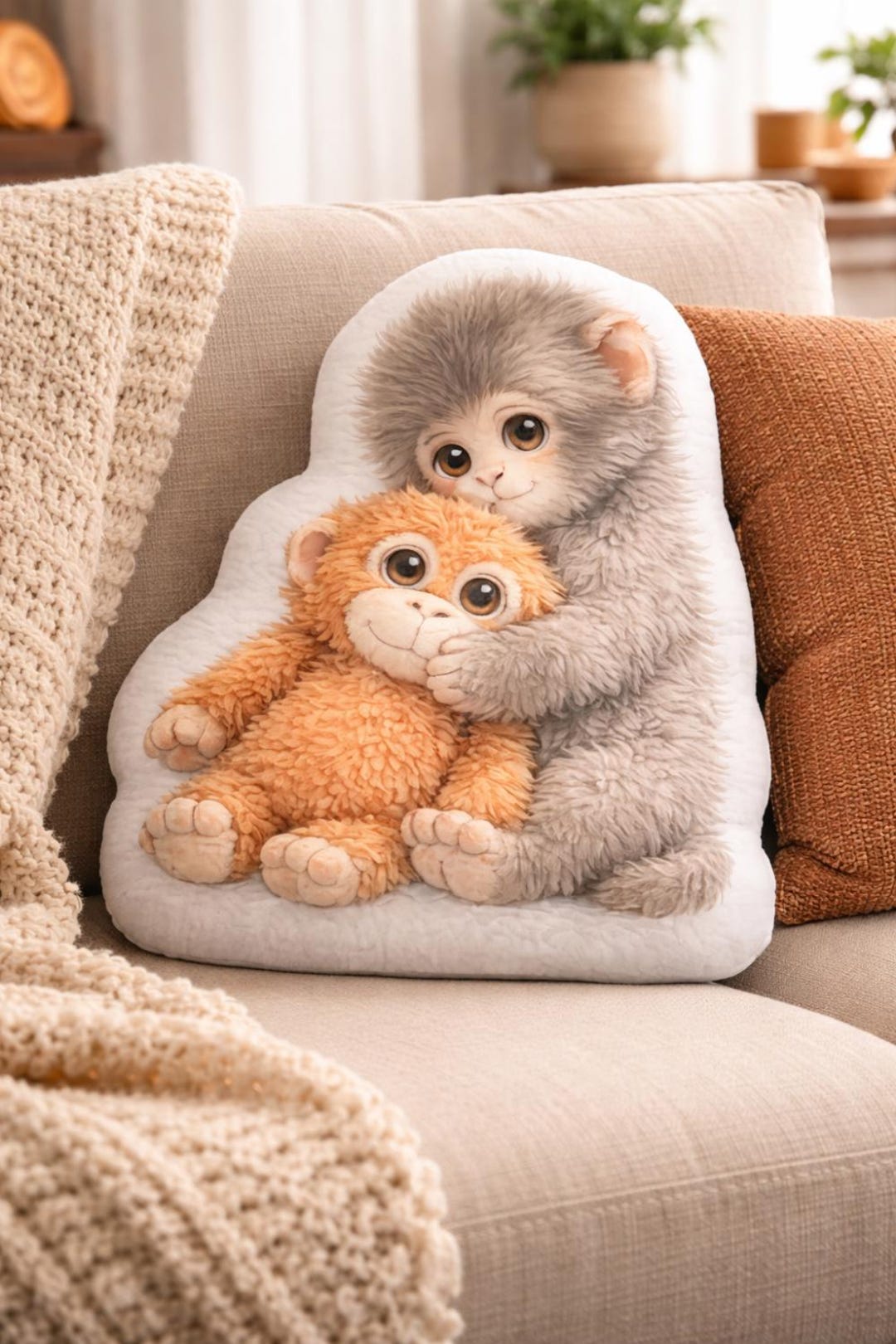 Punch-kun's Ora-mama Plush – Viral Emotional Support Monkey Toy - Team ...
