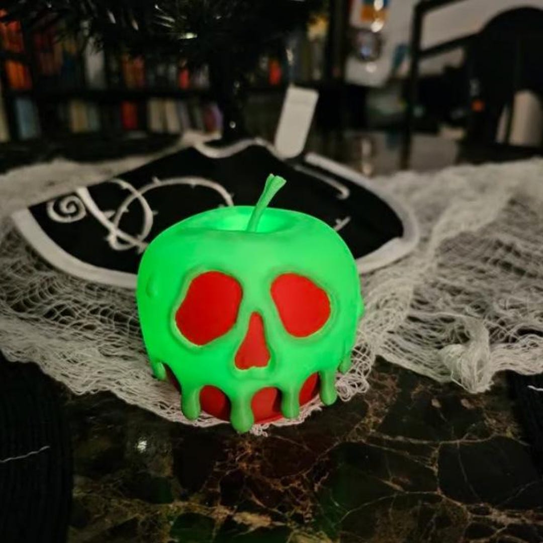 Poison Apple Light | Evil Queen Wicked Witch Decor | Halloween Costume ...