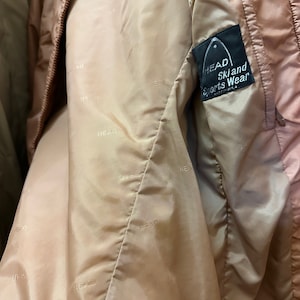 Vintage Head Ski Jacket 1960s 1970s Rust Copper Fitted 38 Bust Womens ...