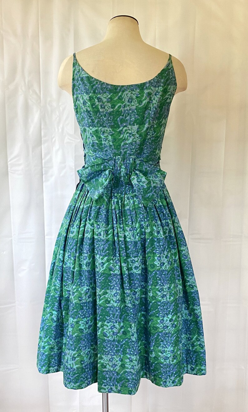 Vintage 1950s 1960s Dress Sundress Blue Green Lavender Purple - Etsy