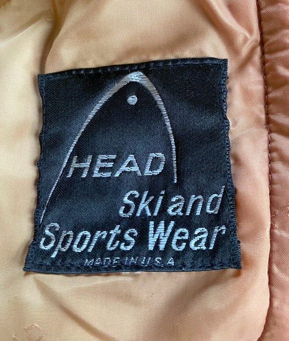 Vintage Head Ski Jacket 1960s 1970s Rust Copper Fitte… - Gem