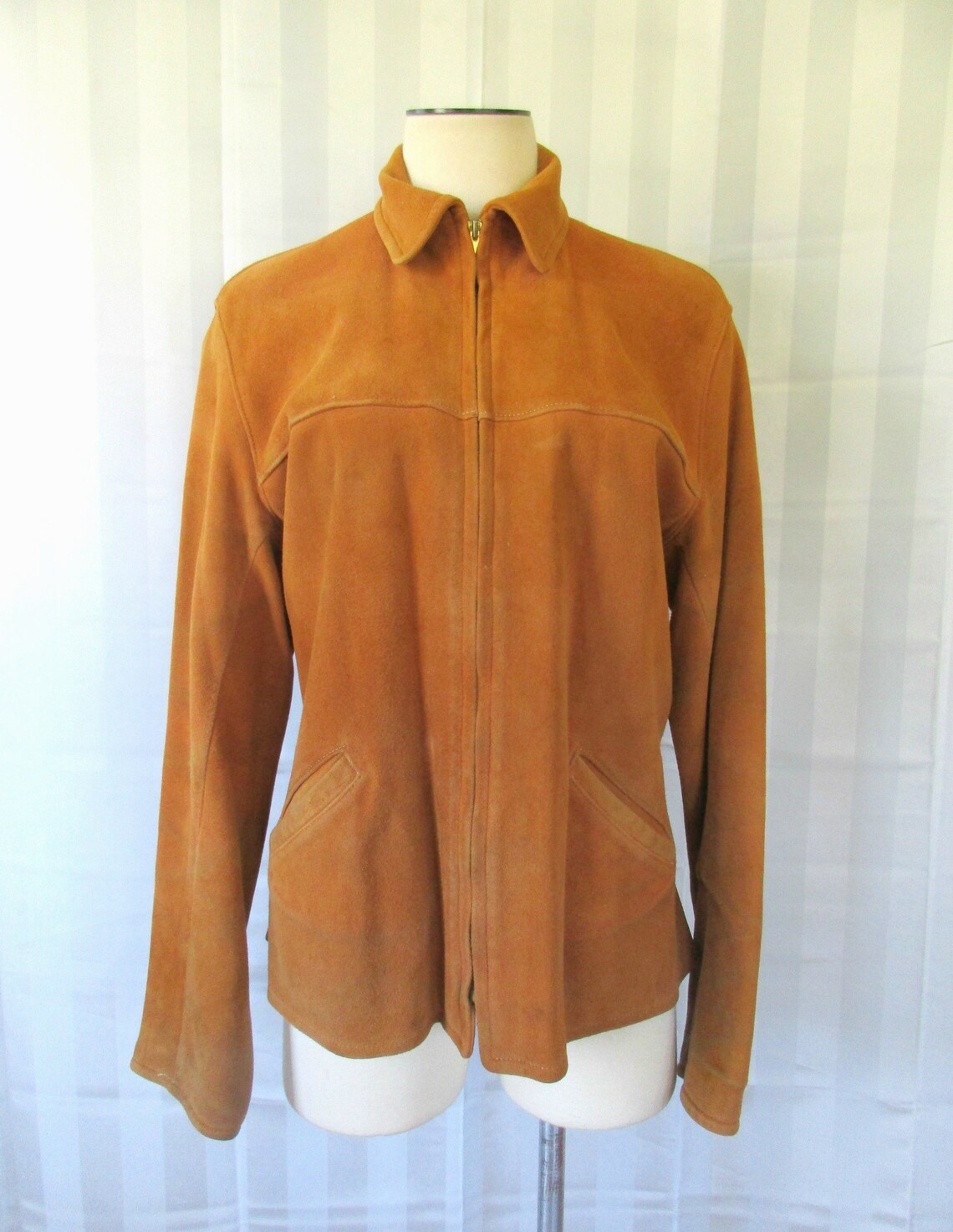 Vintage 1950s 1960s Suede Jacket by Mid Western Sport Togs - Etsy