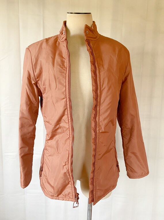 Vintage Head Ski Jacket 1960s 1970s Rust Copper Fitte… - Gem