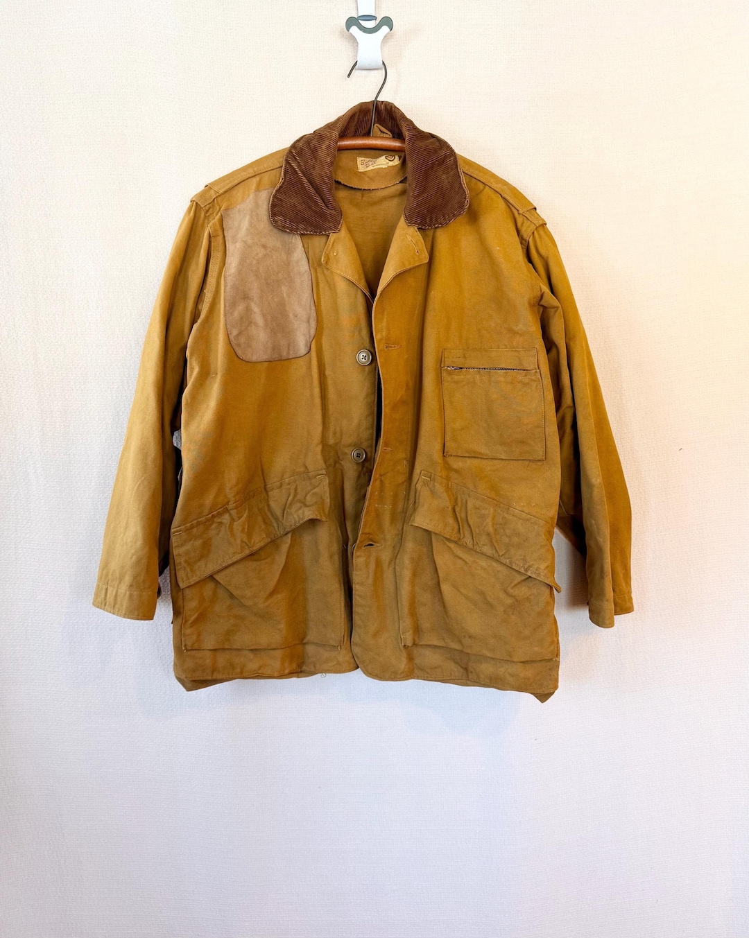 Vintage 1950s Hunting Jacket by Bullseye Bill 48 Chest Medium Canvas ...
