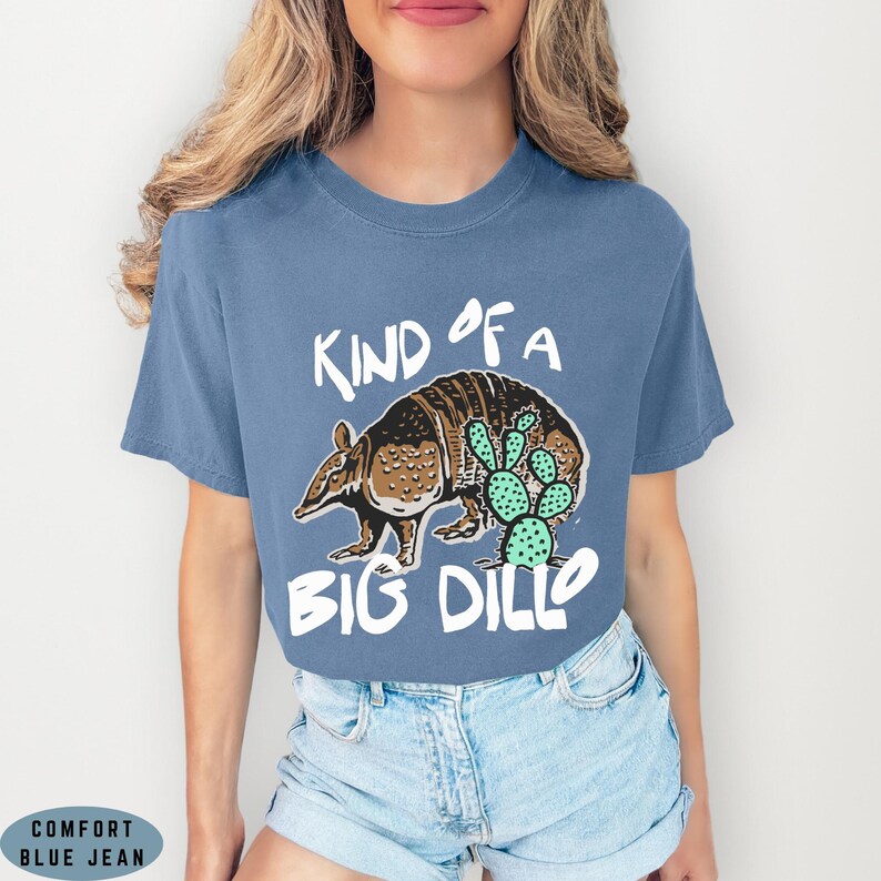 Retro Armadillo Shirt, Funny Animal Pun Tee, Western Comfort Colors T ...