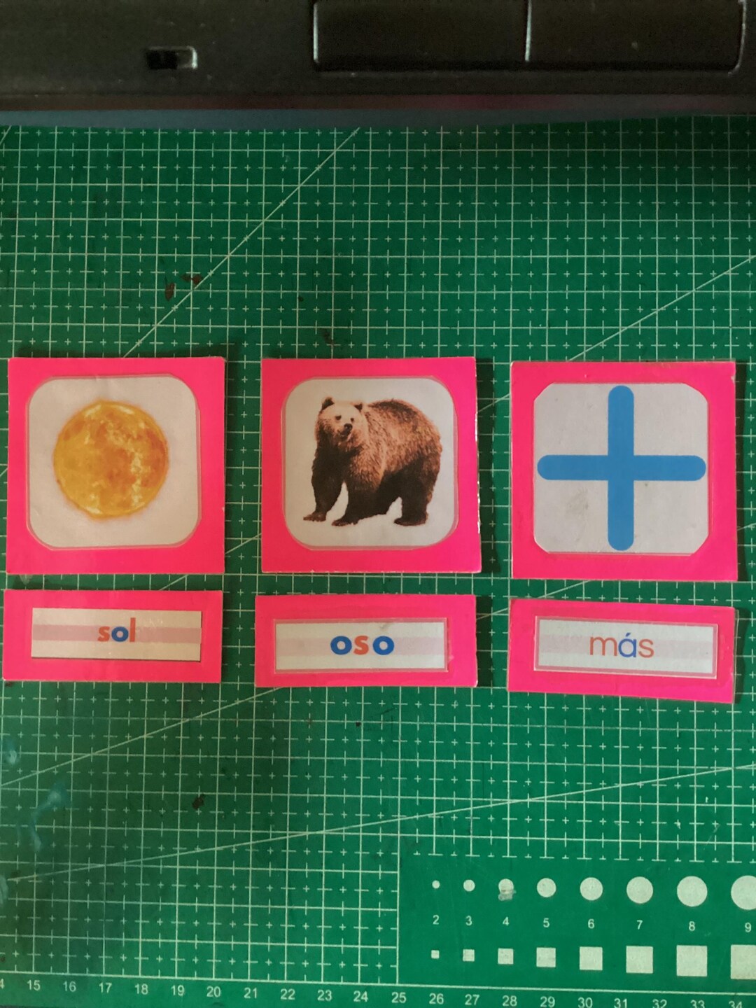 Montessori Pink Series Nomenclature Cards / Spanish Language / CVC ...