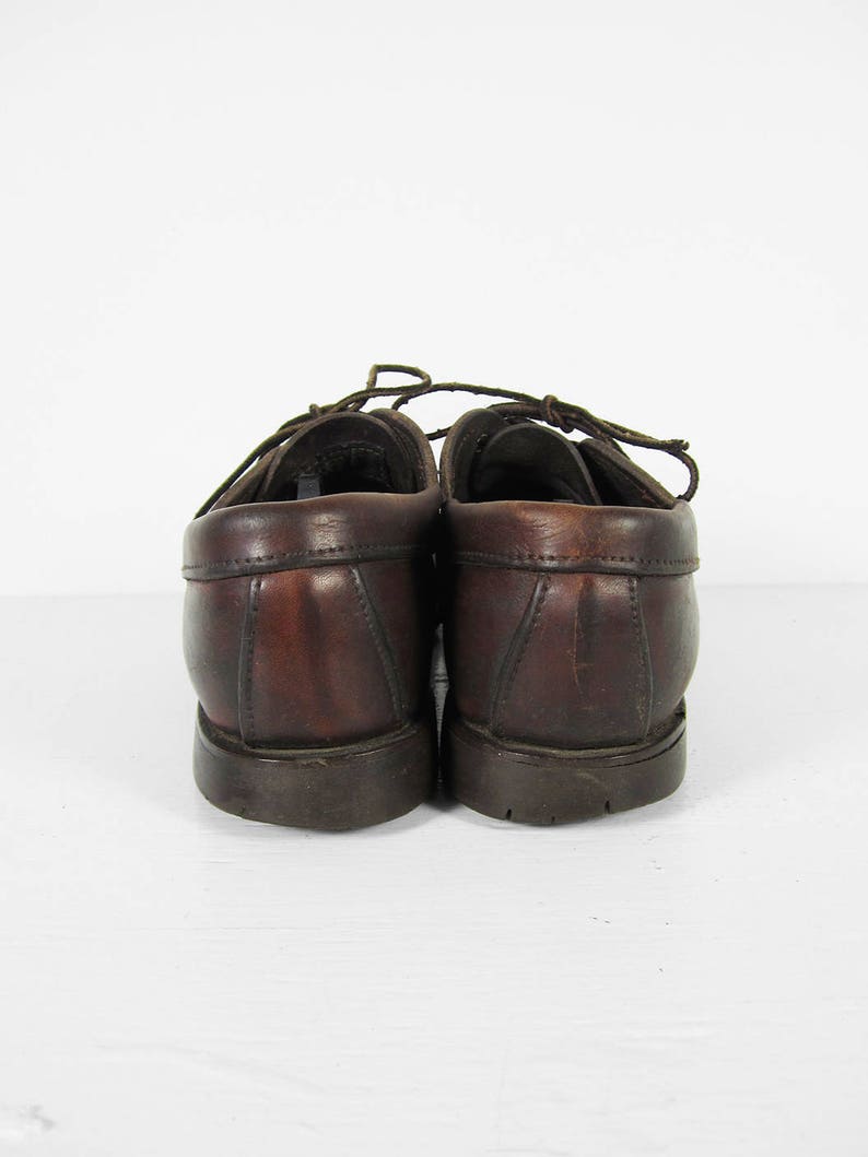 Vintage Gokey's Oxfords Moc Toe Shoes Boat Leather - Etsy