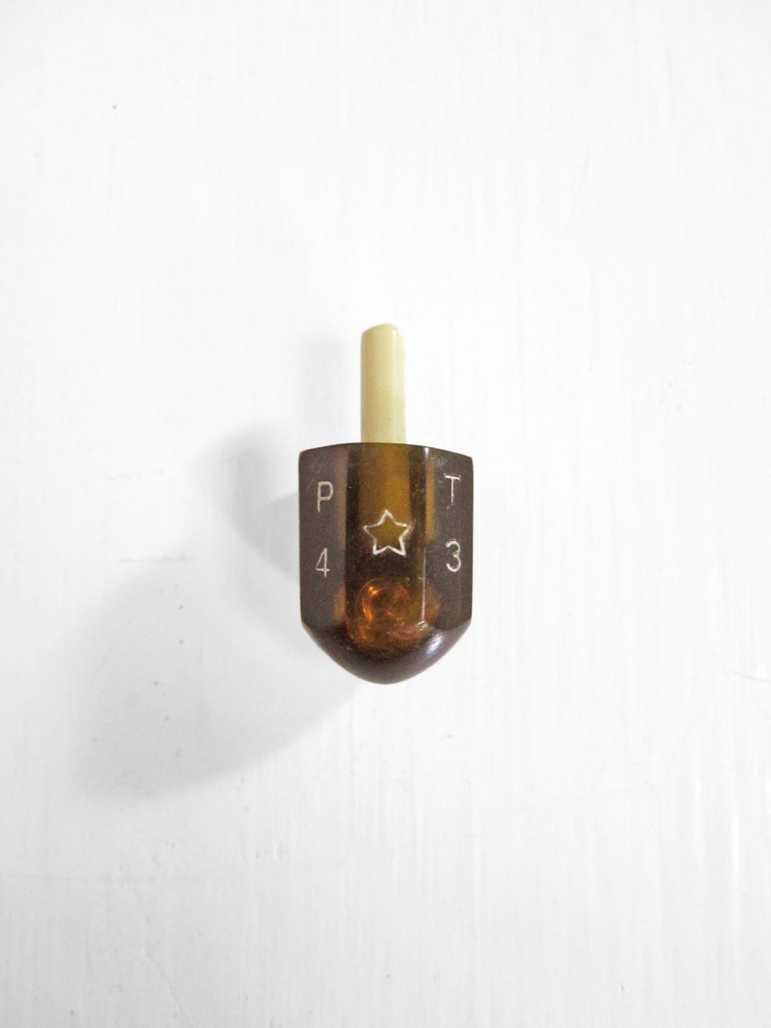 Antique Put and Take Game Spinner Amber Plastic 8 Sided Top - Etsy