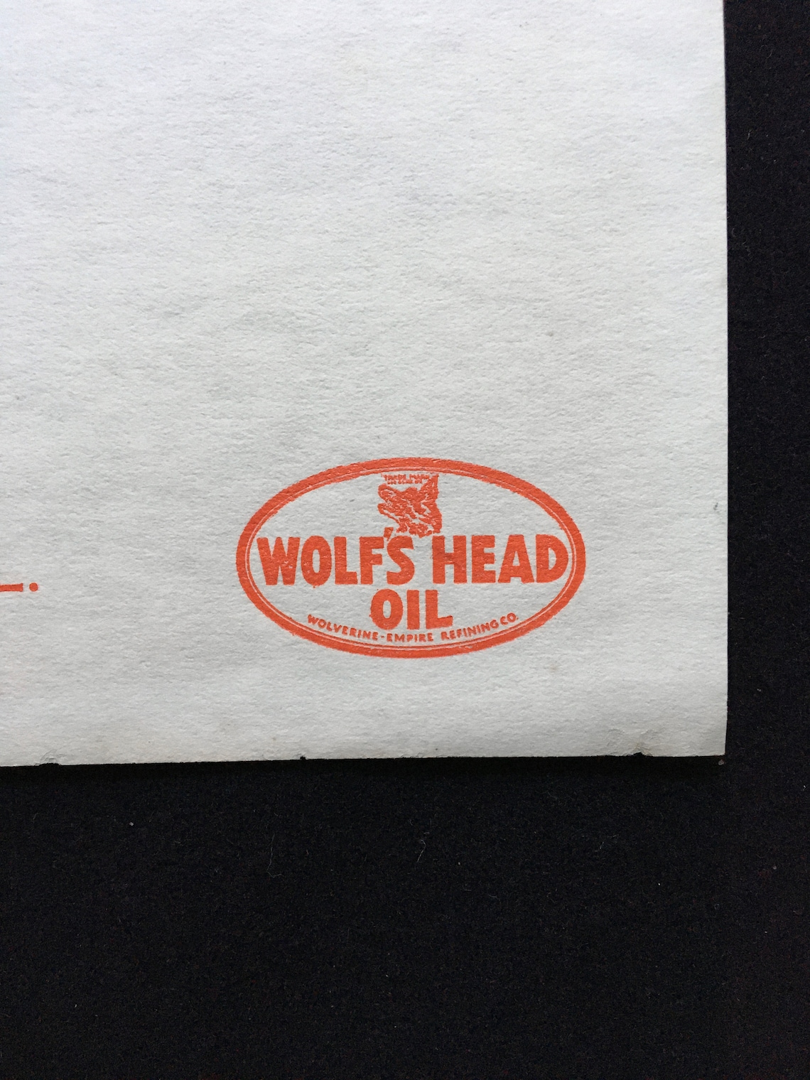 1936 Wolverine Empire Refining Co Letterhead Wolf's Head Oil Signed ...