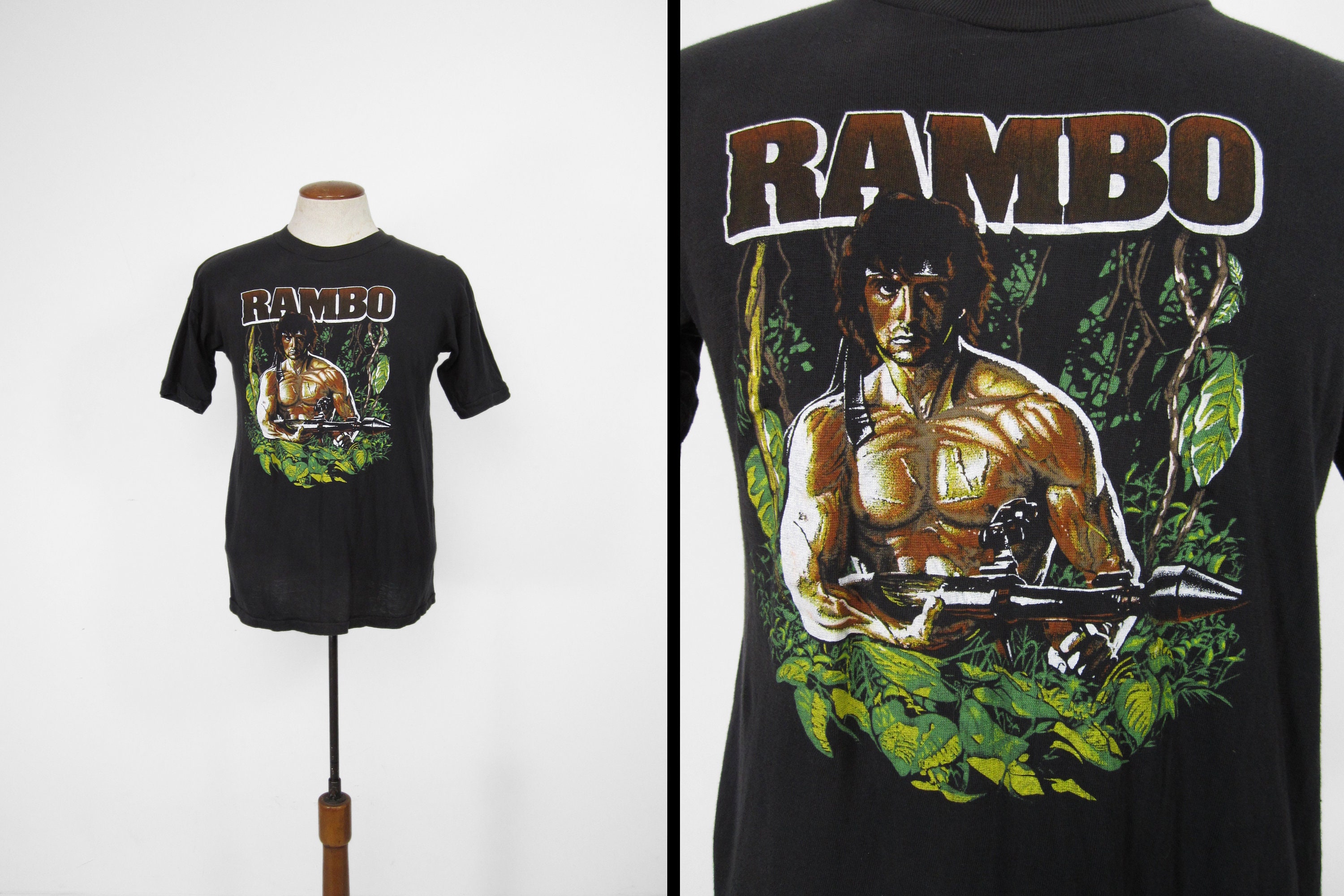 Vintage Terrorizer Tee Rambo Style 1980s - munimoro.gob.pe