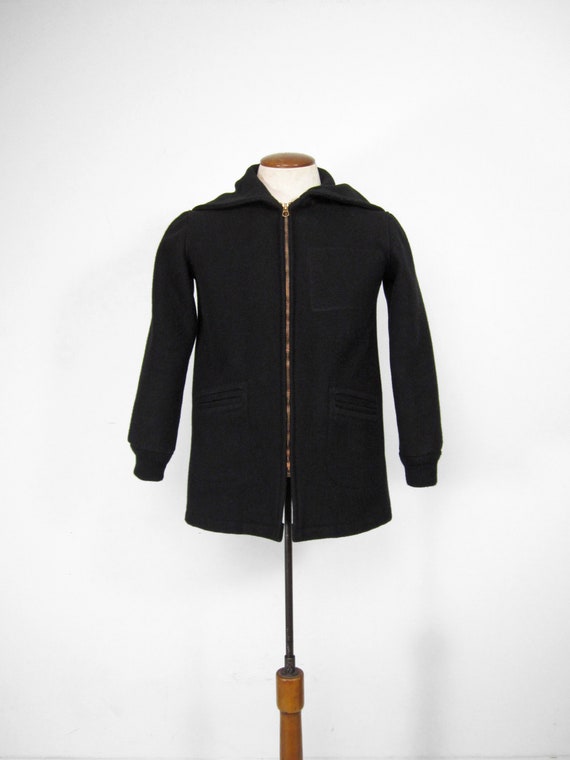 Vintage West Point Cadet Coat Black Wool Military Jac… - Gem