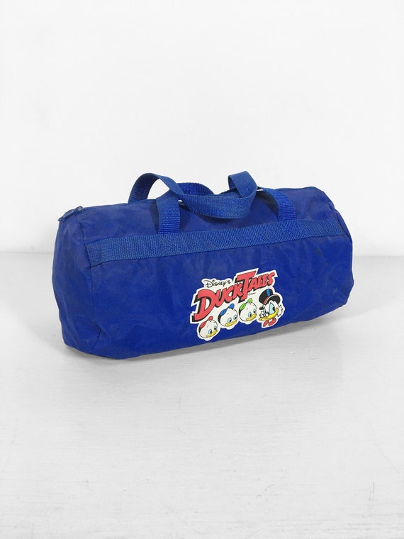 Vintage Duck Tales Duffle Bag Blue Kids' Vinyl Bag - Gem