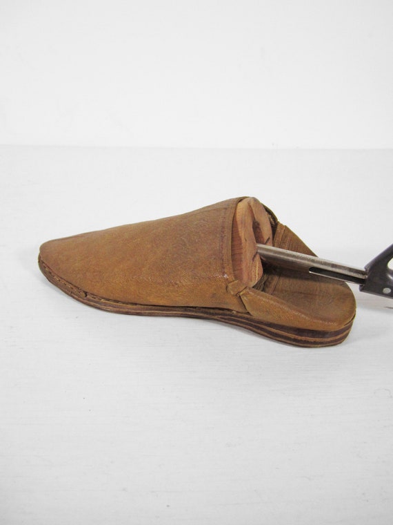 Vintage Balgha Moroccan Babouche Slippers Mule Shoes … - Gem