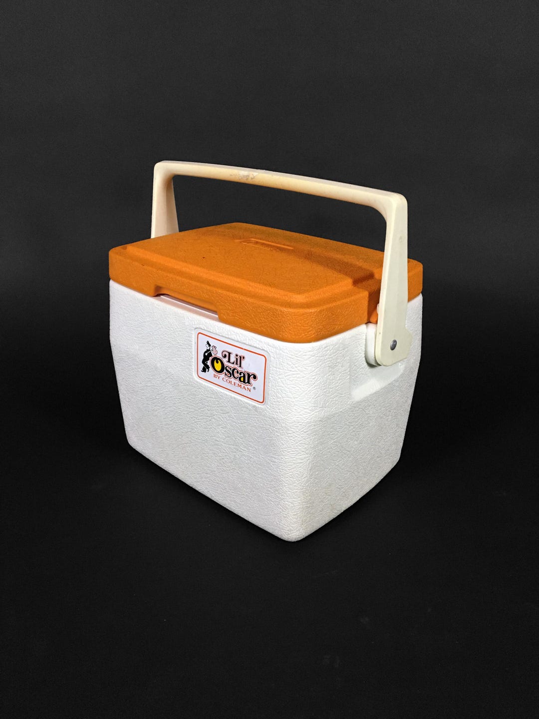 Lil' Oscar Coleman Cooler 80s Orange Travel Car Locking Cooler - Etsy