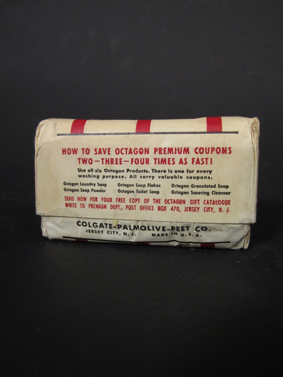 Vintage 40s Octagon Soap Bar Colgate's Unused Palmolive | Etsy