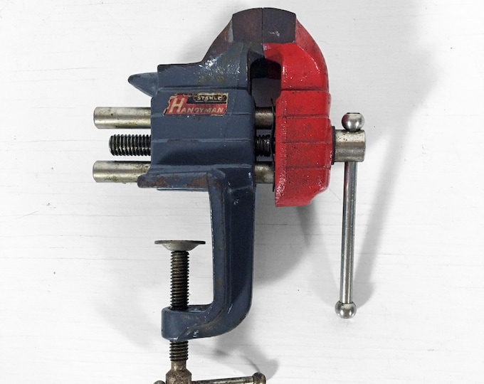 Vintage Stanley Handyman Vise Miniature Jewelers Machinist Clamp ...