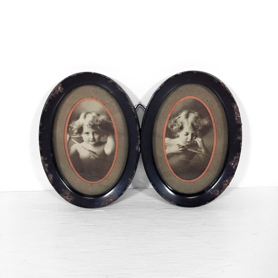 Antique M.B. Parkinson Cupid Awake & Cupid Asleep Framed Prints - Etsy