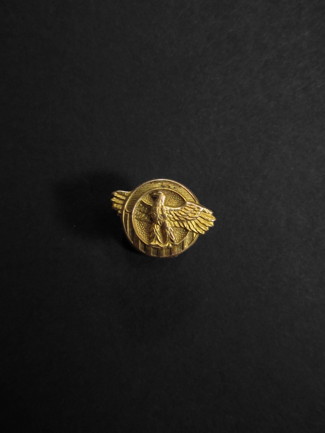 WWII Ruptured Duck Pin 10K Gold Honorable Discharge - Etsy