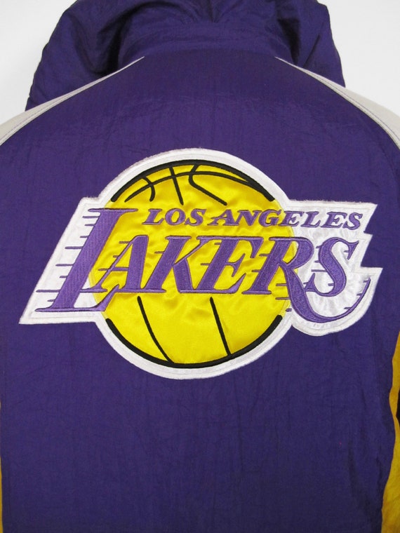 Vintage LA Lakers Puffer Jacket 90s Deadstock Coat - … - Gem