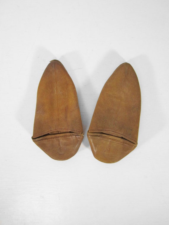 Vintage Balgha Moroccan Babouche Slippers Mule Shoes … - Gem