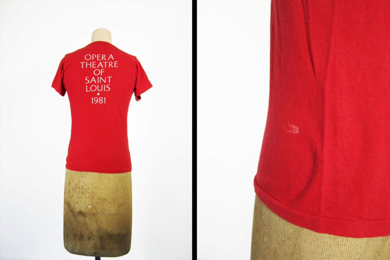 Vintage 80s Saint Louis Opera T-shirt 1981 Performance Theatre | Etsy