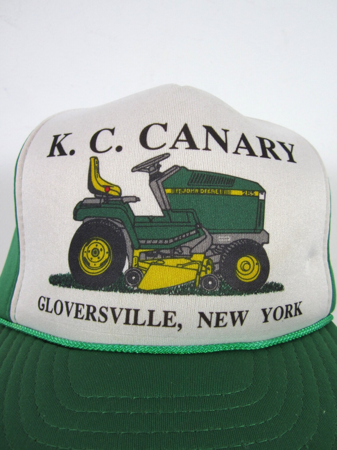 Vintage John Deere Trucker Hat Tractor Lawn Mower Snapback Cap - Etsy