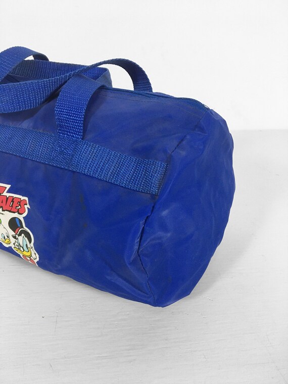 Vintage Duck Tales Duffle Bag Blue Kids' Vinyl Bag - Gem