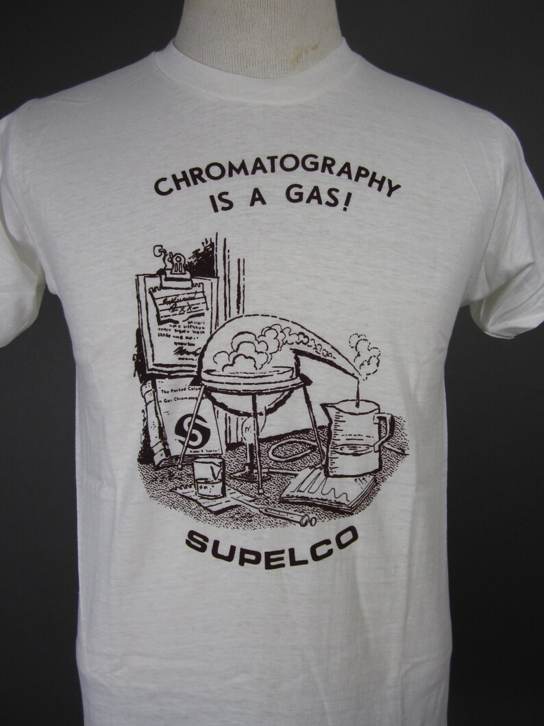 Vintage Chemistry T-shirt Champion Red Bar Chromatography is a - Etsy