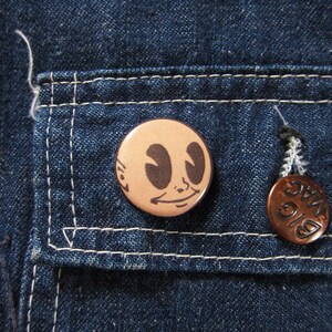 Memory Vintage Lapel Pin Round Advertising Button 1" Memory Man Pinback ...