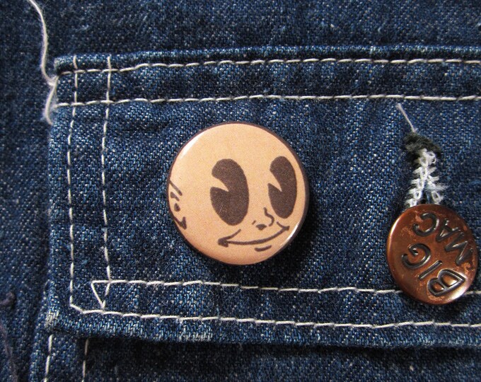 Memory Vintage Lapel Pin Round Advertising Pinback 1 | Etsy