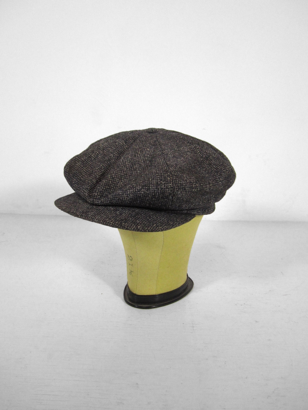 Vintage 20s Eight Panel Cap Tweed Newsboy Hat - Etsy